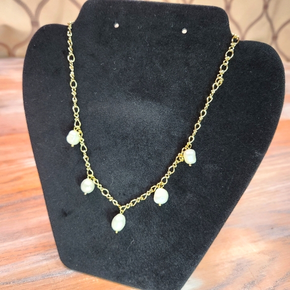 Amber Sceats | Jewelry | Amber Sceats Gia Necklace 24 Kt Gold Plated ...